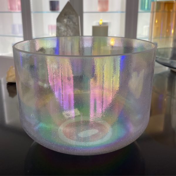 Platinum 10" A# +10 Crystal Tones Singing Bowl - Divine Sound